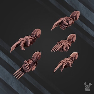 10 Nocturnal Shock Claws Bundle (set of 5 Left+right) | OFFICIAL ...