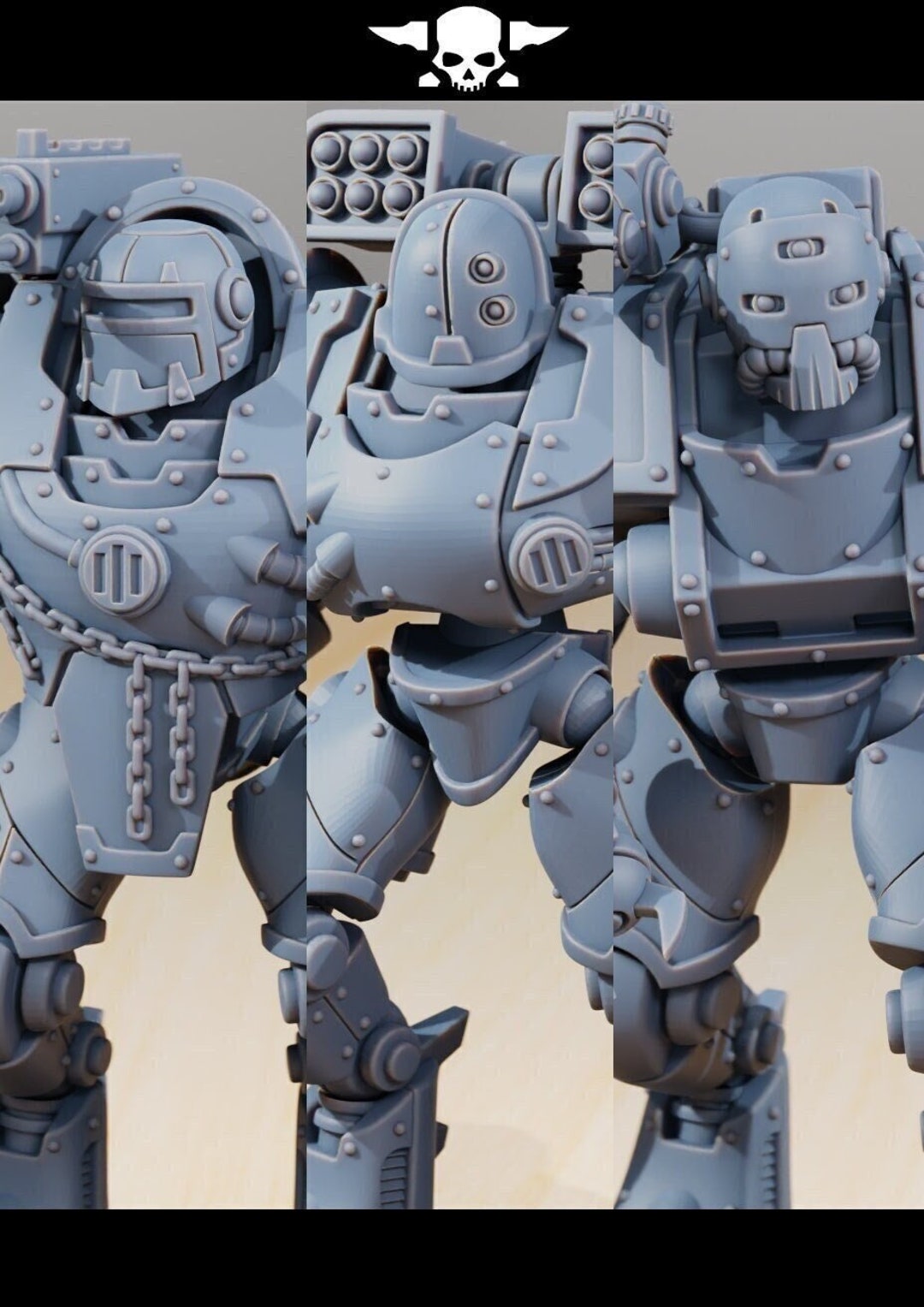 Scavenger Exutar Builder Kit - | Mars Tech Priest Droid War Machine ...