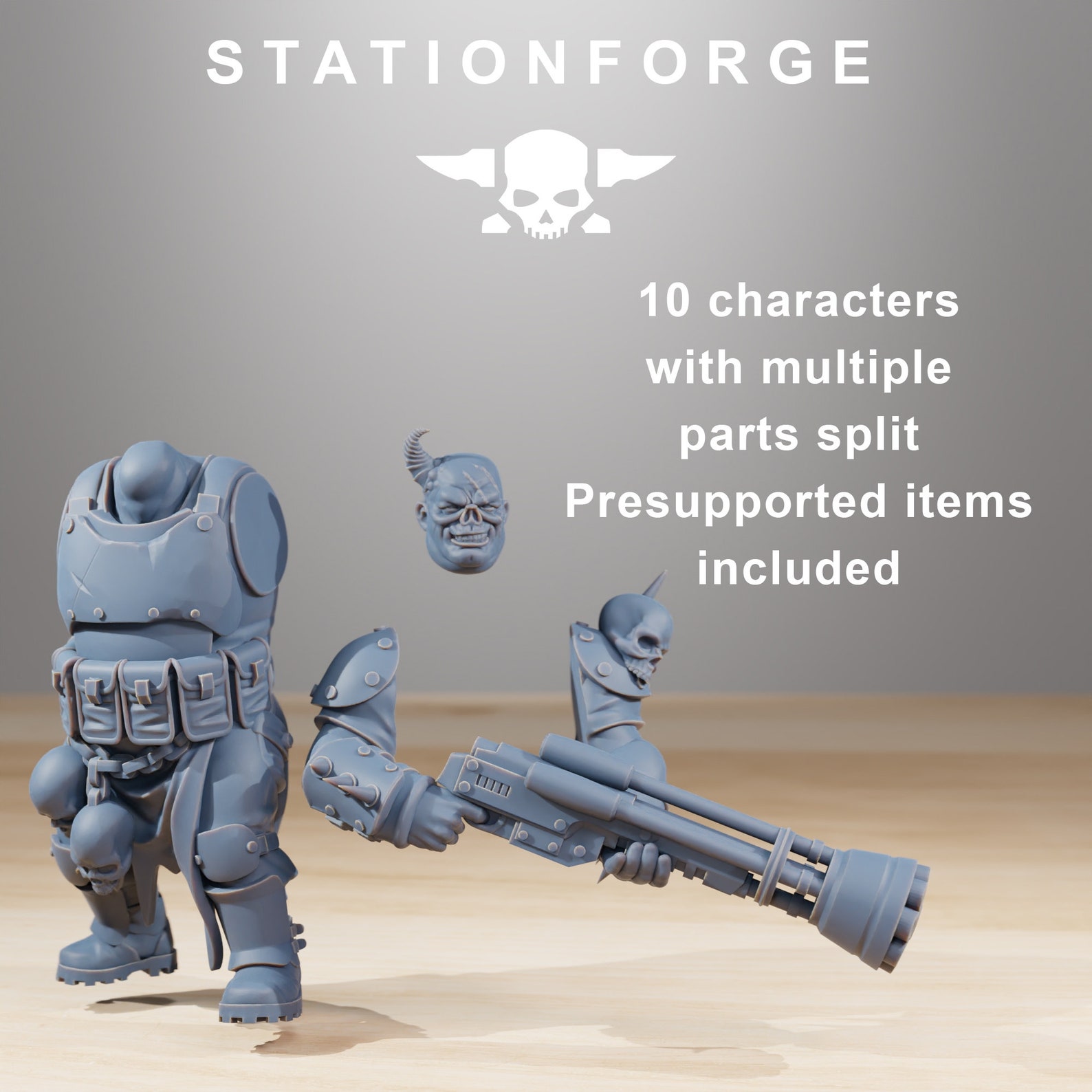 Corrupted Guard Nomads (set of 10) | Navy | Kill Squad | Mutant Pirate ...