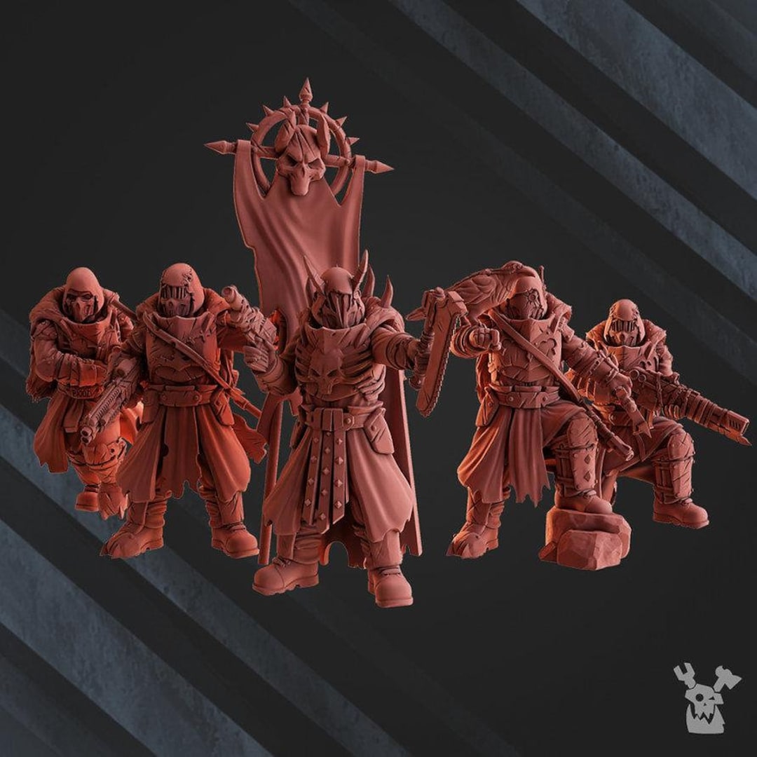 Vultures Reaper Infantry Squad (set of 10)- 16K | 12K UHD by Dakkadakka ...