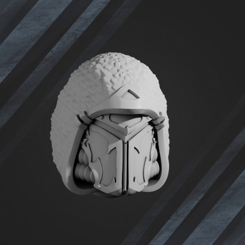5 Alpha & Omega Helmet Heads (set of 5) | OFFICIAL PREMIUM 8K ...
