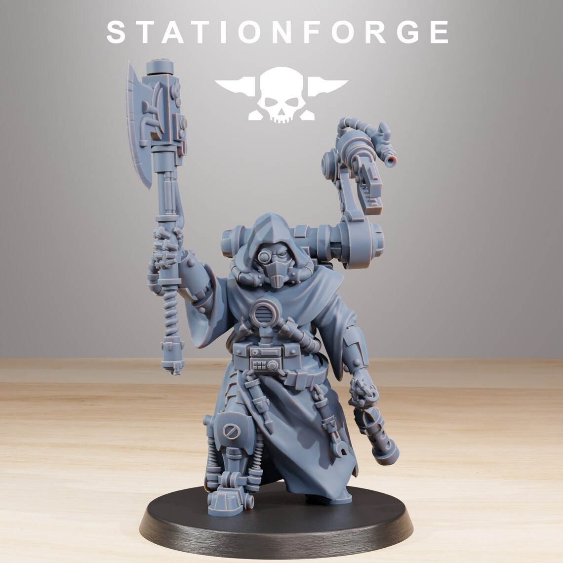 Scavenger Commander + Base(s) by Stationforge Miniatures - Mars | Tech ...