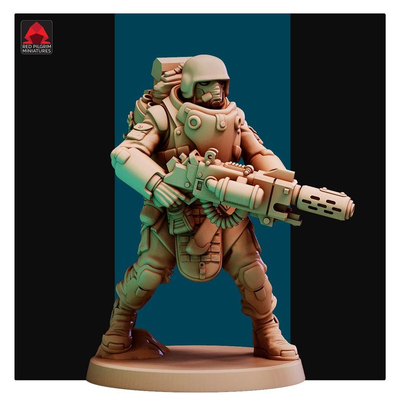 Desert Hawks Janissaries2 (5 Models) + Base(s) by Red Pilgrim ...
