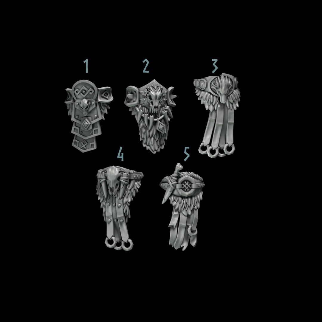 Primal Beasts Wolves [belt & Loincloths #3] Elite Upgrade Kit (set of 5 ...