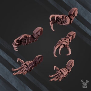 10 Nocturnal Claws Bundle (set of 5 Left+right) | OFFICIAL PREMIUM 8K ...