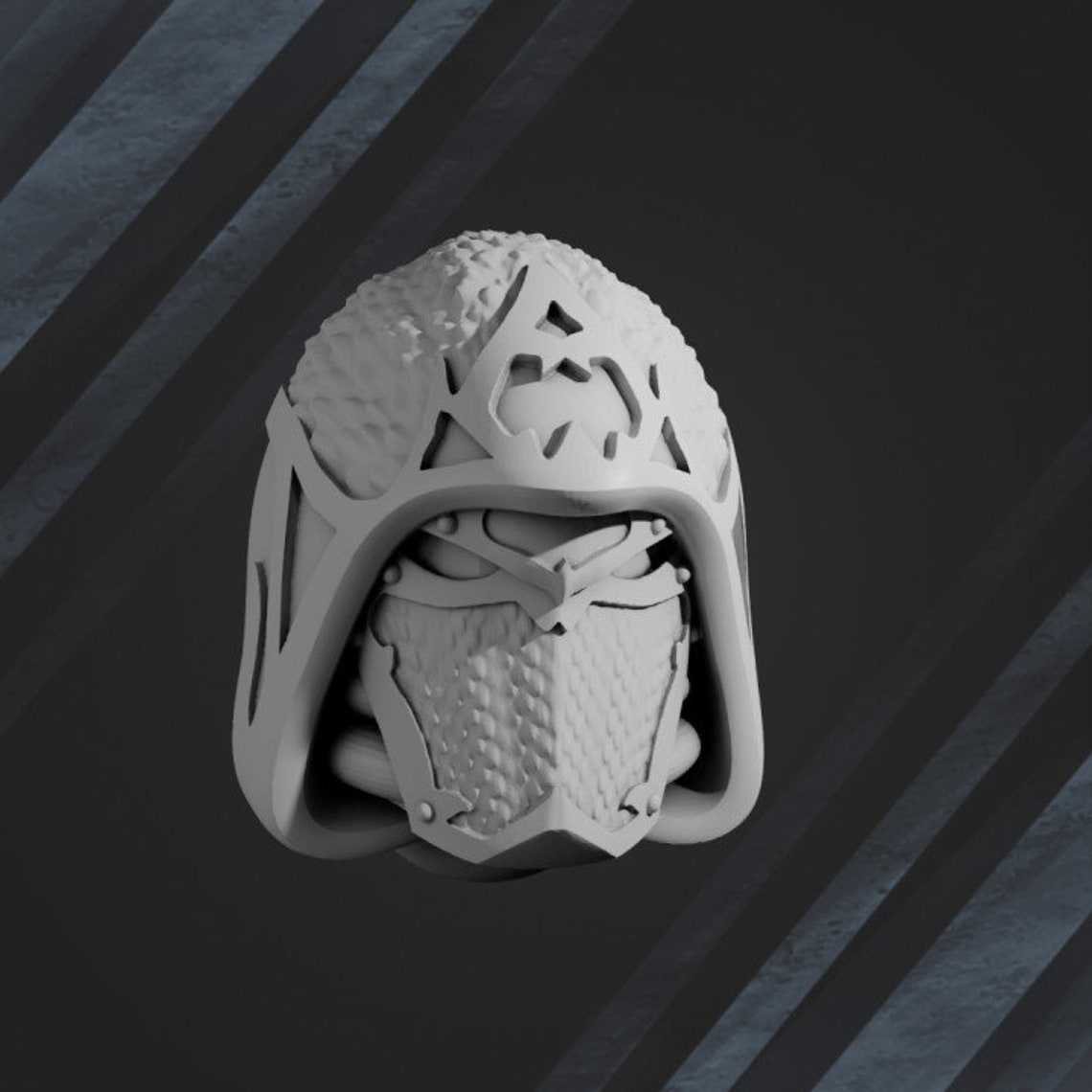 5 Alpha & Omega Helmet Heads (set of 5) | OFFICIAL PREMIUM 8K ...