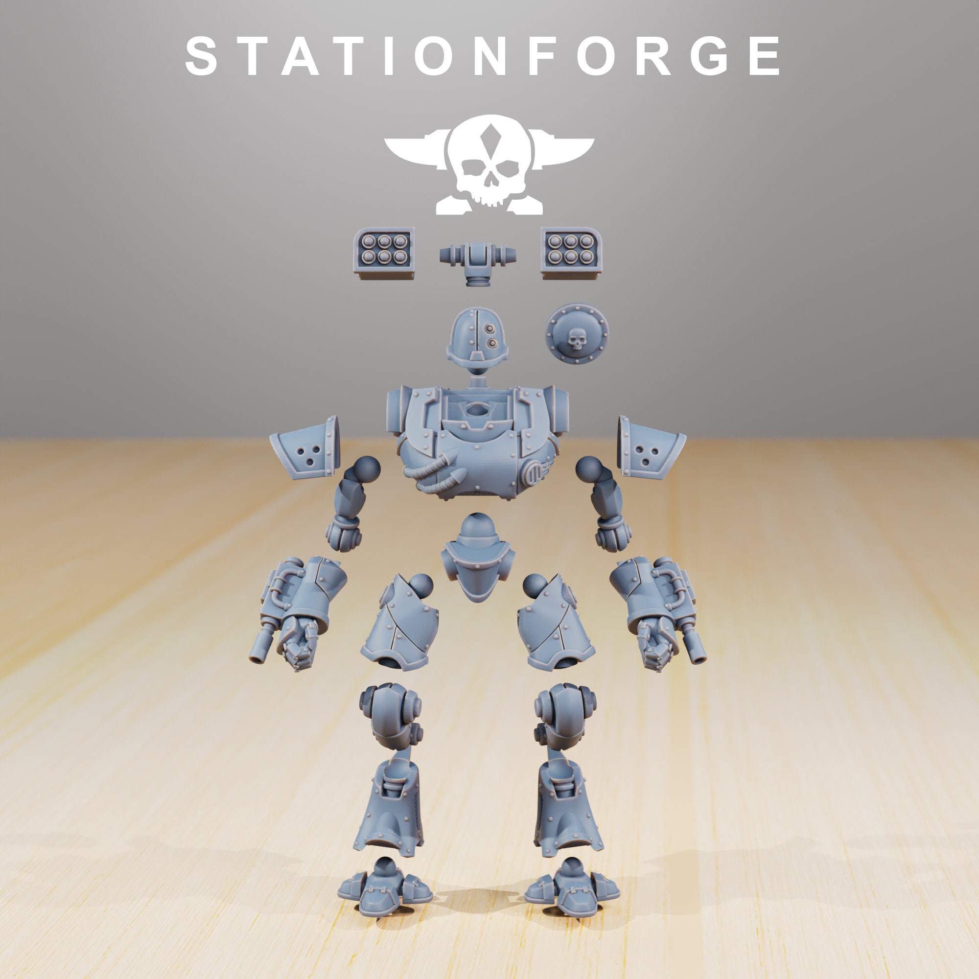 Scavenger Exutar Builder Kit - | Mars Droid War Machine Lancer Post ...