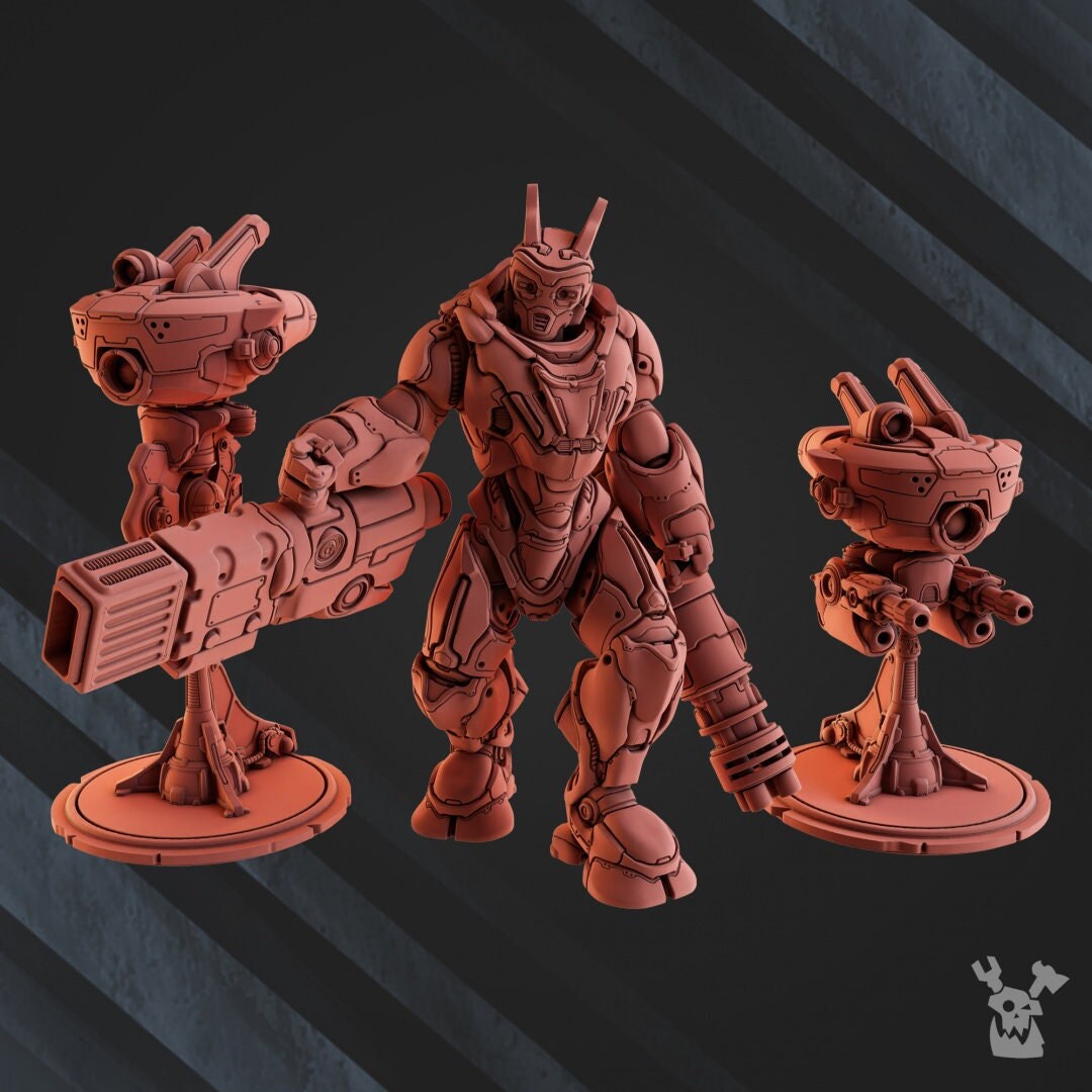 Black Sun Covenant Shock Leader (3 Models) by Dakkadakka Miniatures ...