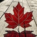 Maple Leaf Stained Glass Pattern, Red Leaf Stained Glass Pattern, Maple ...