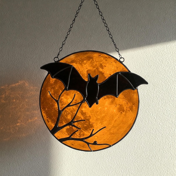 Bat Stained Glass Pattern - Etsy