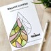 Teardrop Stained Glass Pattern: Nature Suncatcher DIY (PDF) - Etsy