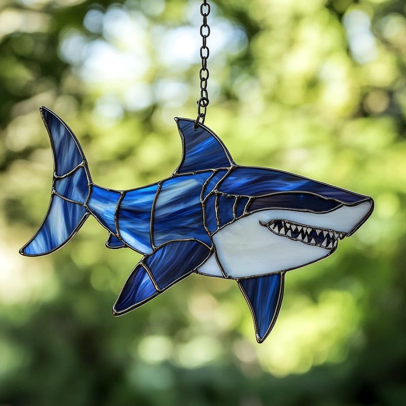 Shark Glass Pattern - Etsy