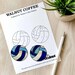 Volleyballsl Stained Glass Pattern, Volleyballs Glass Suncatcher ...