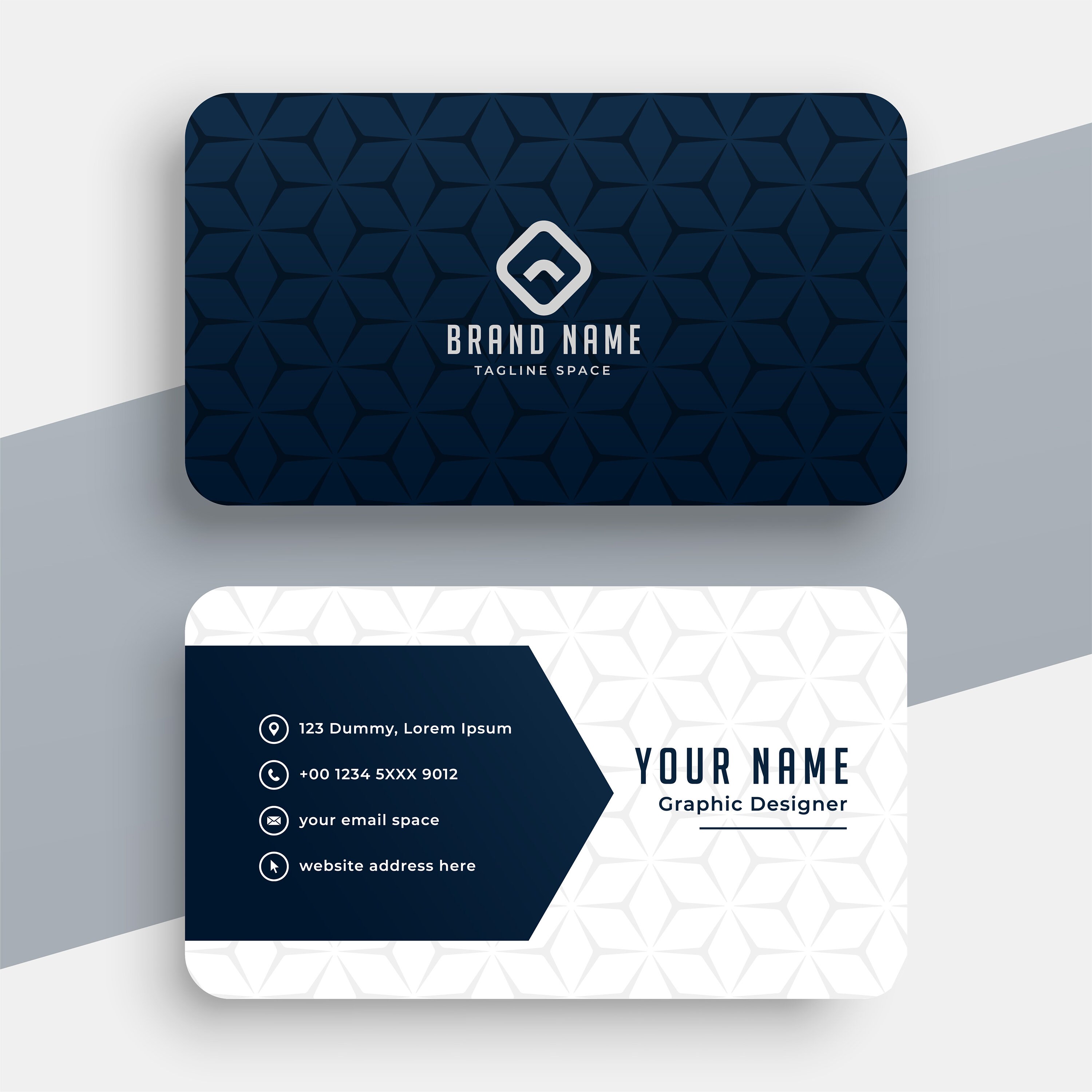 Editable Modern Business Card Templates Minimalist & Printable Business ...