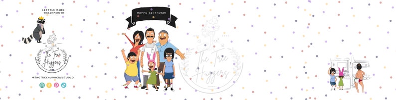 Bob's Burgers Card |personalised Handmade Bob Linda Tina Teddy Gene ...