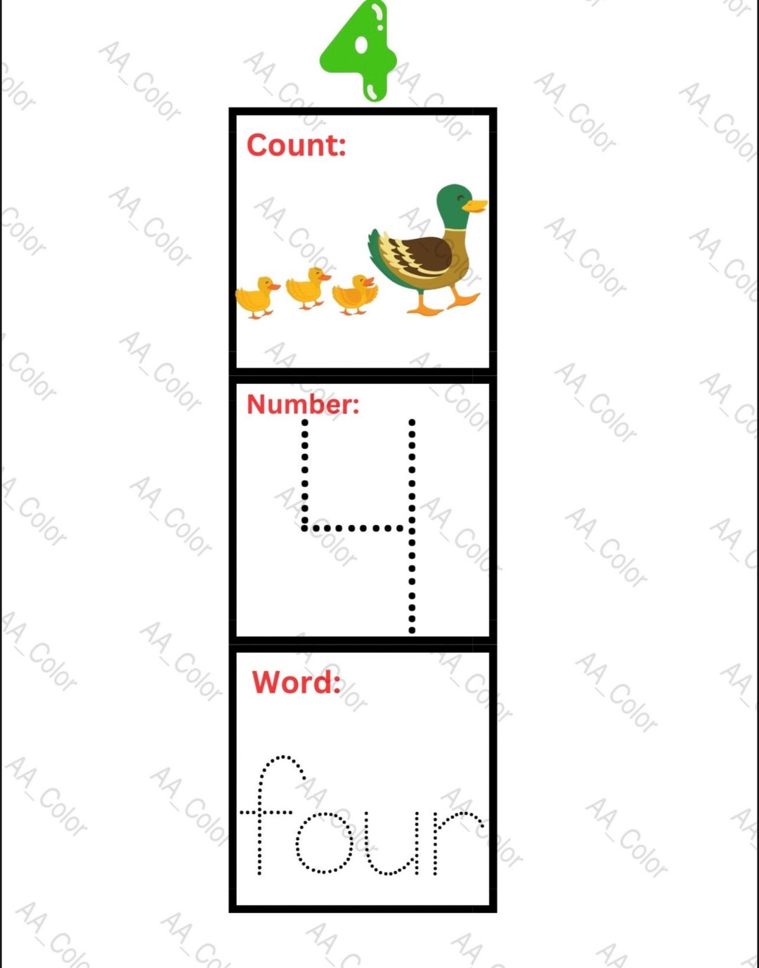 Digital Preschool Number Tracing Flash Cards 1-10 - Etsy