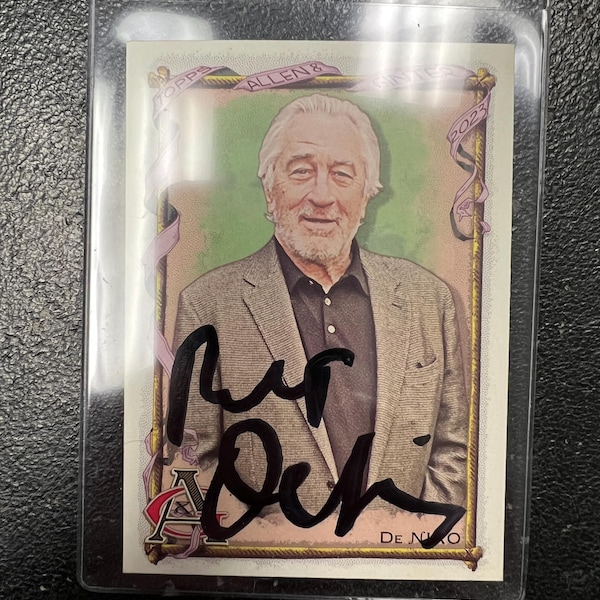Robert De Niro Autograph - Etsy