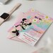 Mouse Groovy Invitation, Mouse Groovy Pastel Invitation, Mouse Groovy ...