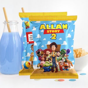 Toy Story Chip Bag, Toy Story Chip Bag Label, Toy Story Chip, DIGITAL ...