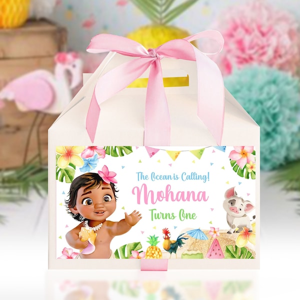 Moana Favor Boxes - Etsy