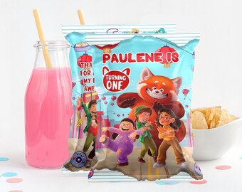 Turning Red Chip Bag - Etsy