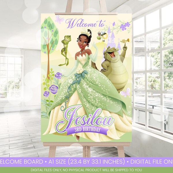 Princess Tiana Backdrop - Etsy
