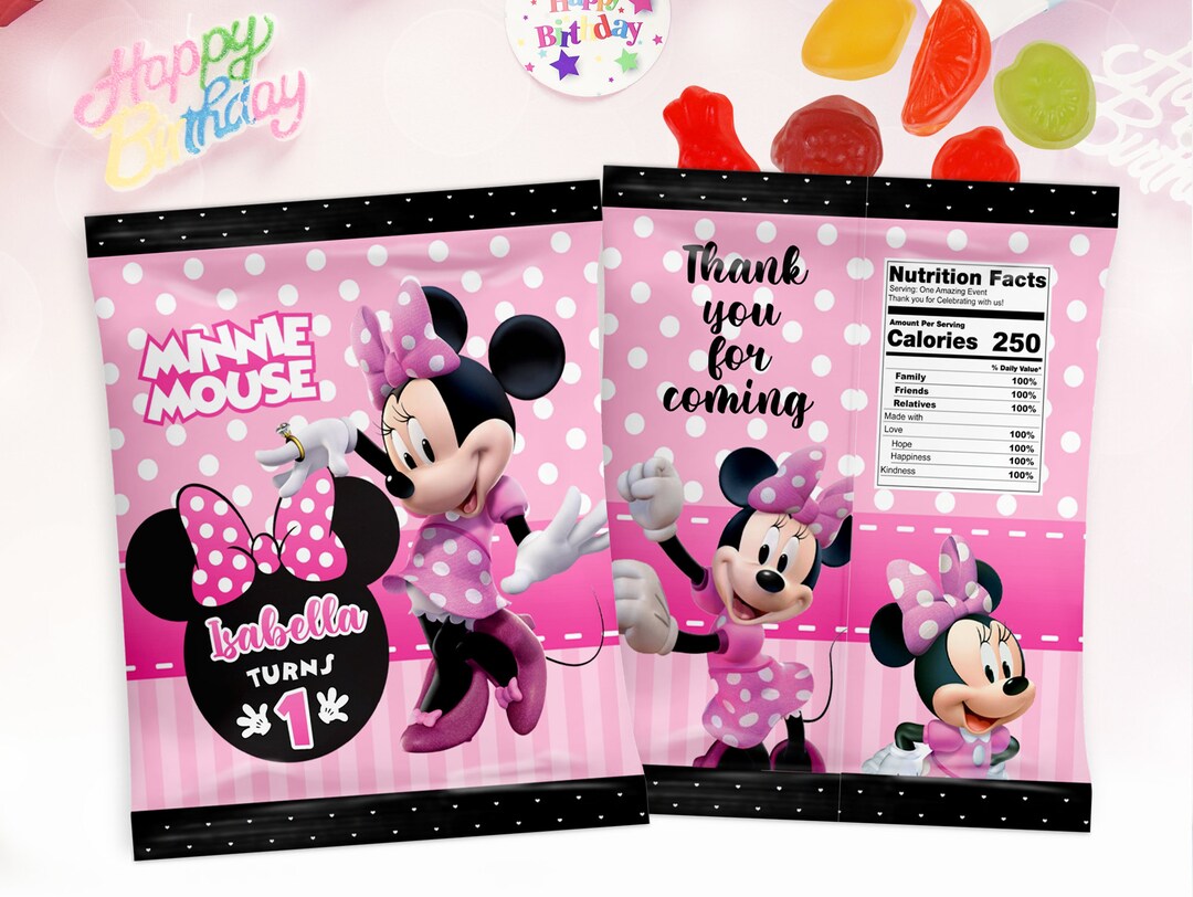 Minnie Mouse Welch Fruit Snack Label, Minnie Mouse Welch Fruit Snack ...