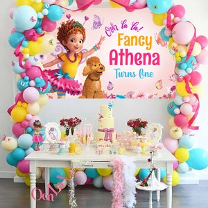 Fancy Nancy Backdrop, Fancy Nancy Banner, Baby Fancy Nancy Printable ...