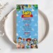 Toy Story Menu, Toy Story Menu Printable, Toy Story, DIGITAL FILE ONLY ...