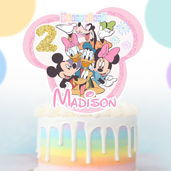 Minnie Cake Topper - Etsy