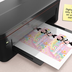 Mouse Groovy Gable Box Label, Mouse Groovy Treat Box Label, Mouse ...