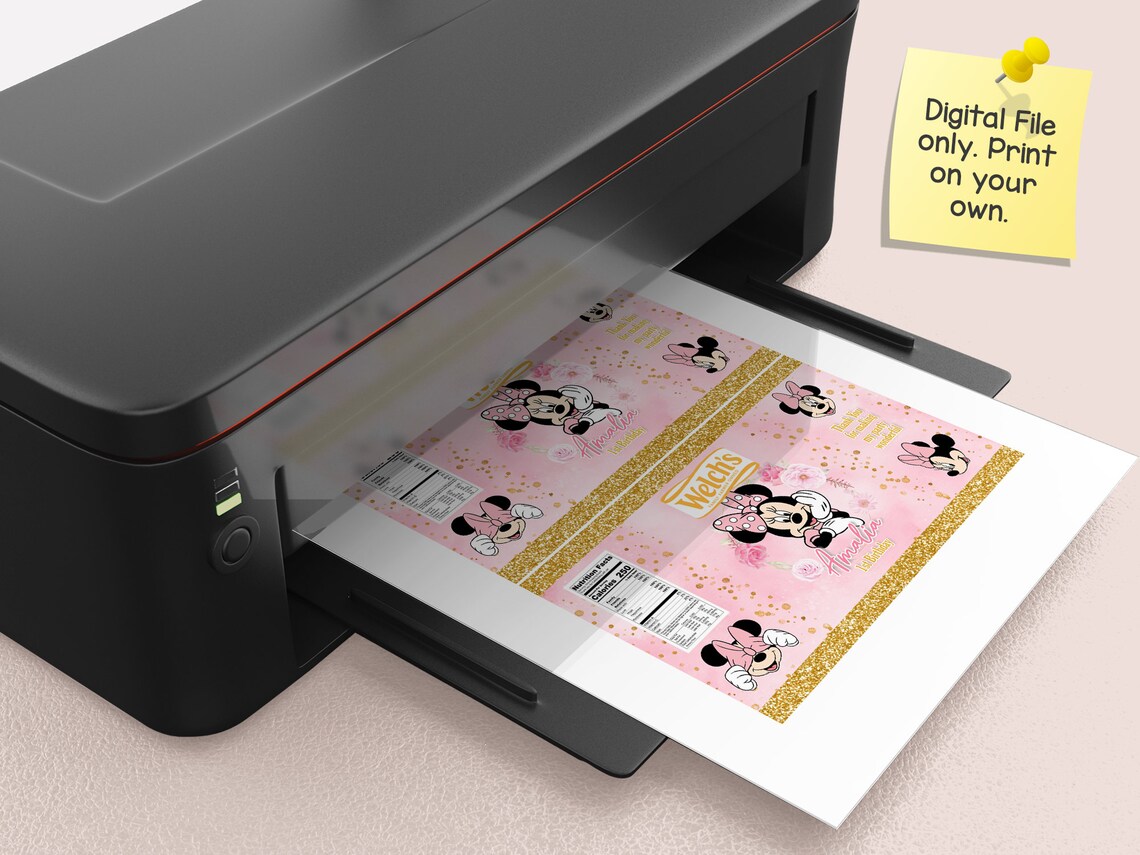 Minnie Mouse Welch Fruit Snack Label, Minnie Mouse Welch Fruit Snack ...