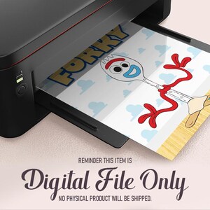 Toy Story Make Your Own Forky Sign, Toy Story Forky Sign, Toy Story ...
