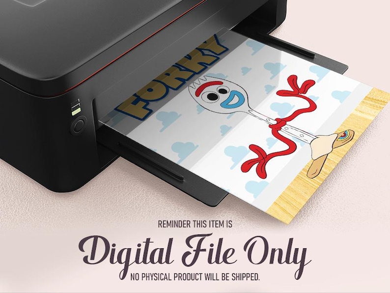 Toy Story Make Your Own Forky Sign, Toy Story Forky Sign, Toy Story ...
