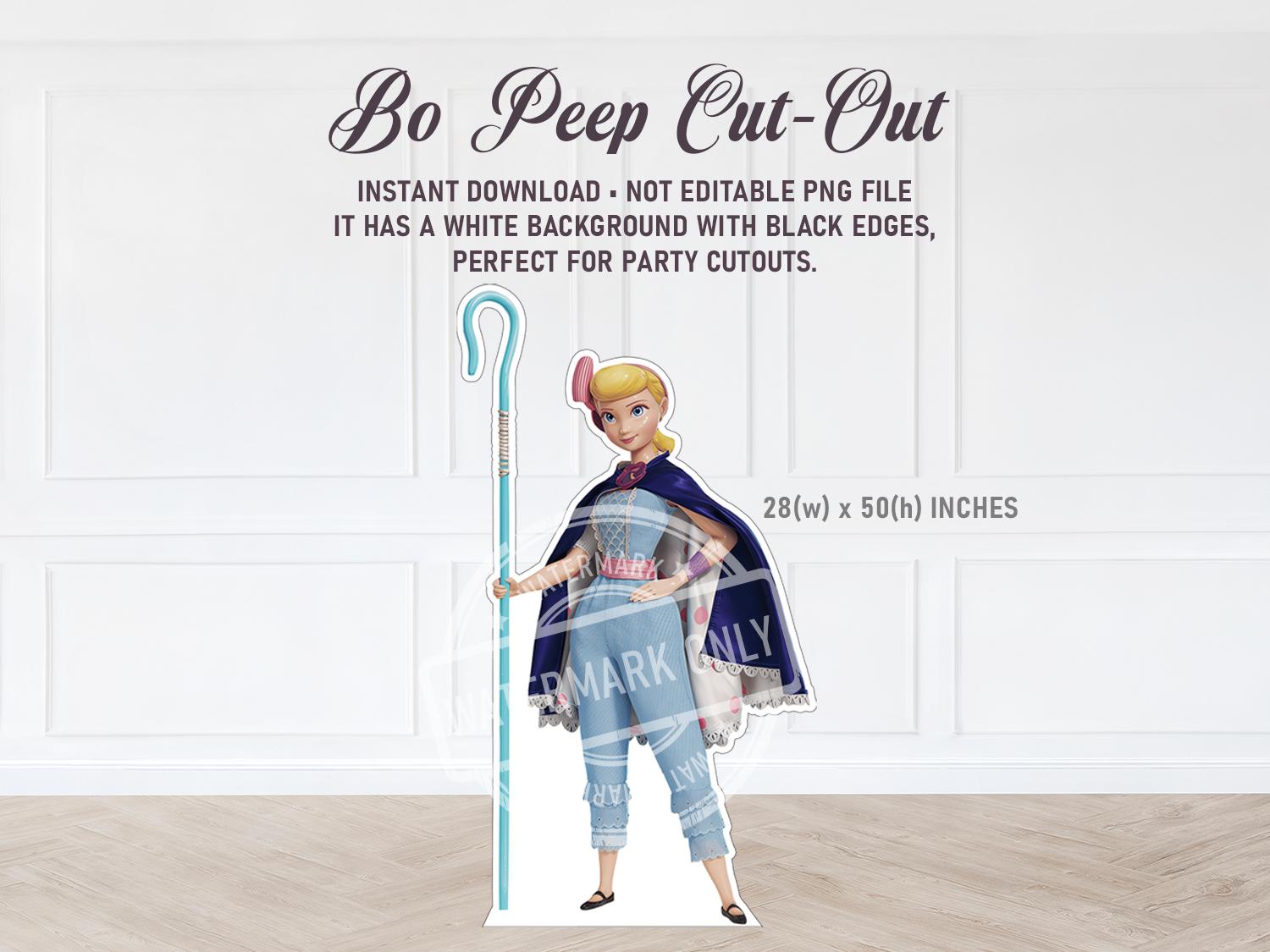 Toy Story Cutout, Bo Peep Cutout, Toy Story Bo Peep Stand up Prop, Toy ...