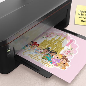 Baby Princess Cake Topper, Baby Princess Centerpiece, Baby Princess ...