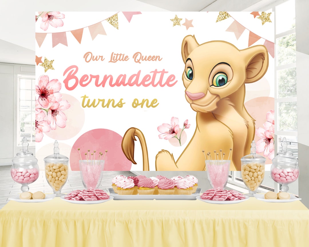 Lion King Nala Backdrop, Lion King Nala Banner, Lion King Nala, DIGITAL ...