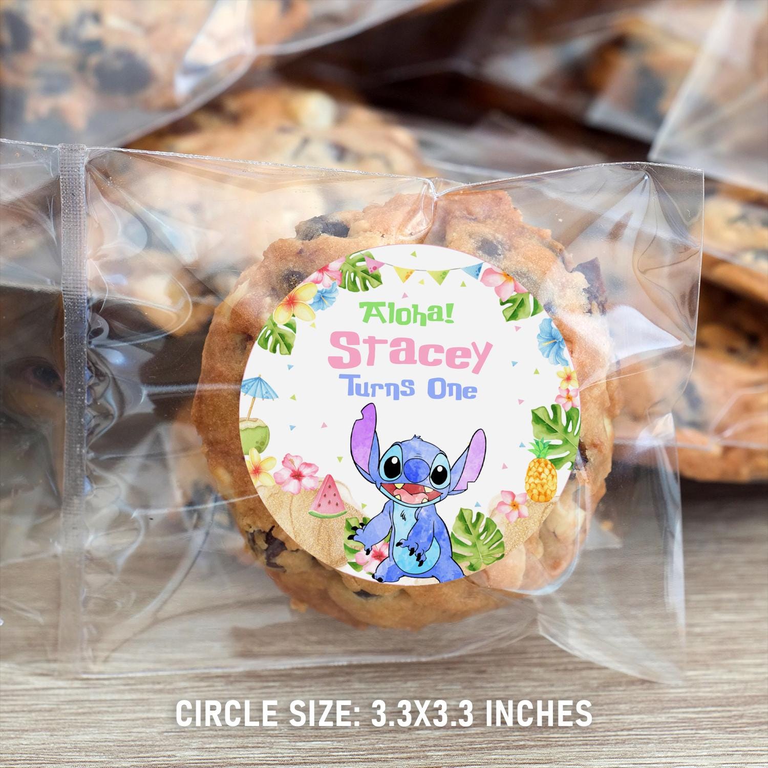 Lilo Stitch Lollipop Label, Lilo Stitch Circle Label, Lilo Stitch ...