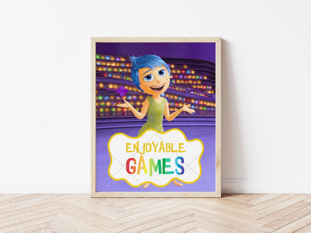Inside Out Party Sign, Inside Out Party Signage, Inside Out Birthday ...