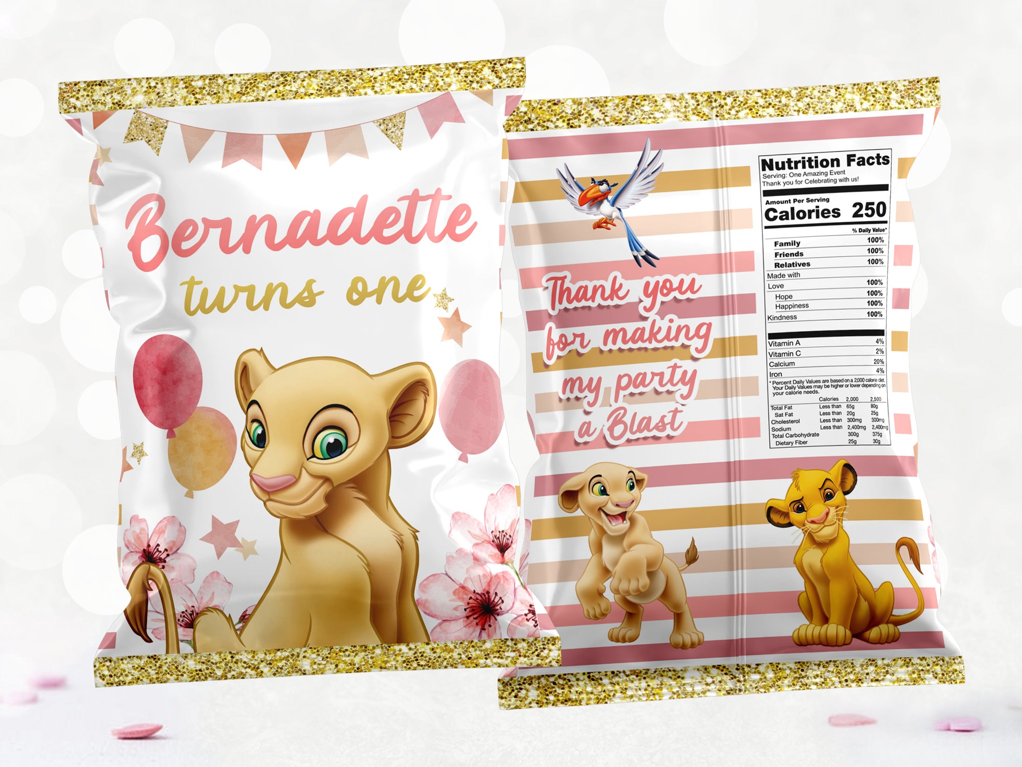 Lion King Nala Baby Shower, Lion King Nala Birthday Printables, Lion ...