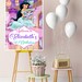 Princess Jasmine Welcome Sign, Princess Jasmine Welcome Board, Princess ...