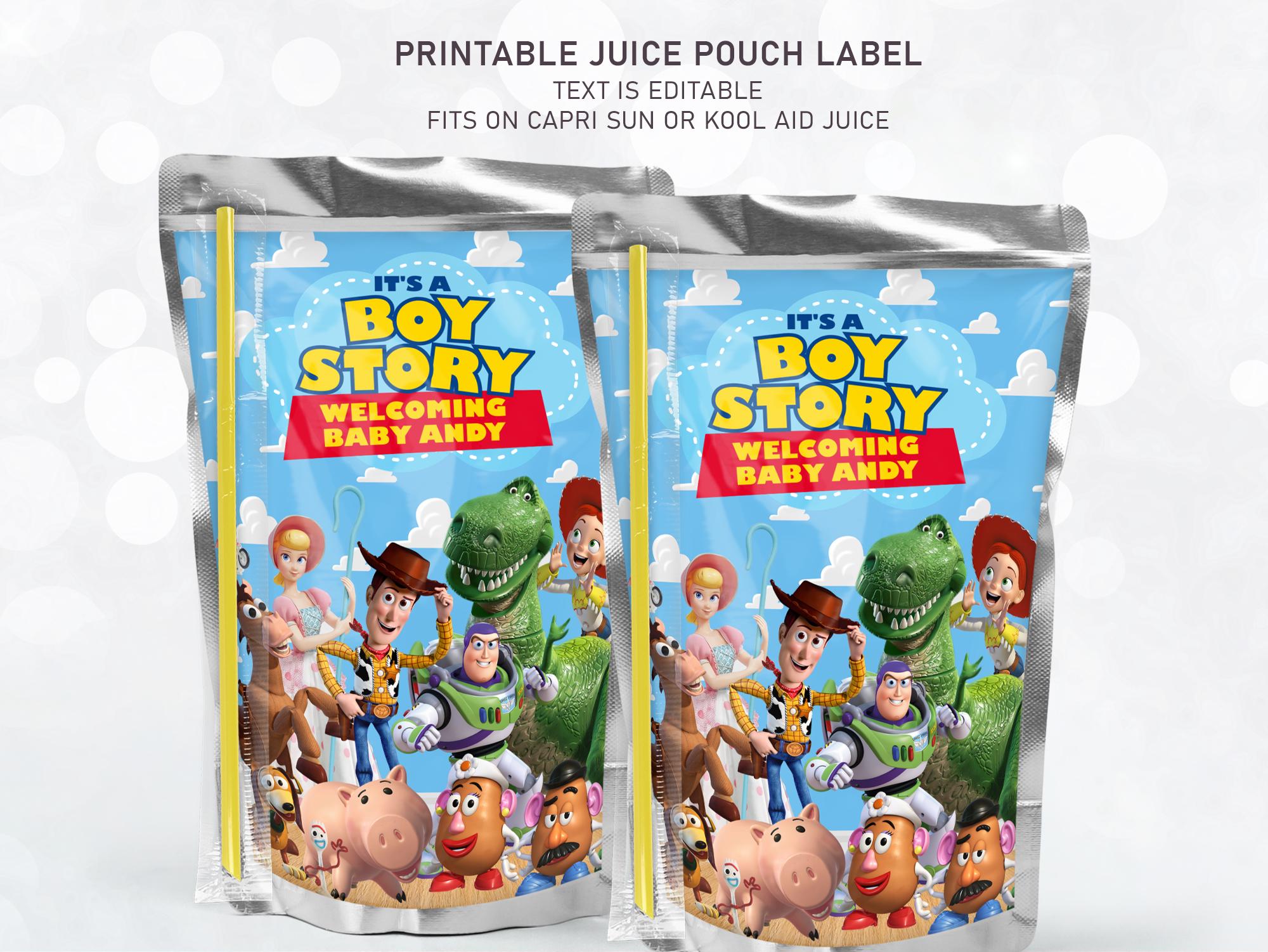 Its a Boy Story Party Favors, Toy Story Baby Shower Party Package, Toy ...
