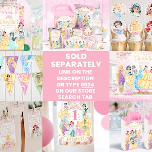 Princess Activity Placemat, Princess Placemat, Princess Coloring Sheet ...