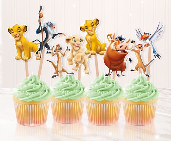 Printable Lion King Cupcakes Simba Cupcake Lion King Cuttable