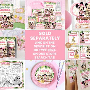 Mouse Safari Pink Backdrop, Mouse Safari Pink Banner, Mouse Safari Pink ...