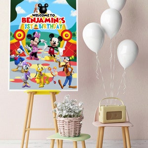 Mouse Clubhouse Welcome Banner Mouse Clubhouse Welcome Board - Etsy
