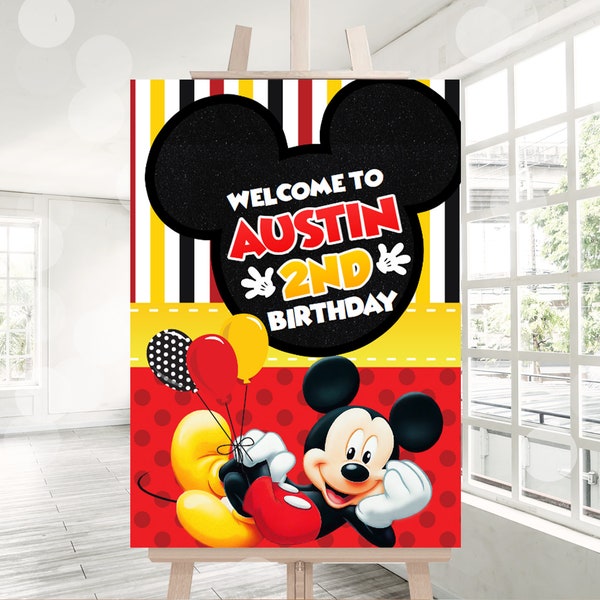 Mickey Mouse Banner - Etsy