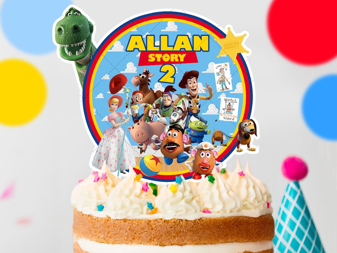 Toy Story Cake Topper, Toy Story Birthday Cake Topper, Toy Story ...
