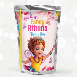 Fancy Nancy Party Favors Template, Fancy Nancy Treats Template, Fancy ...