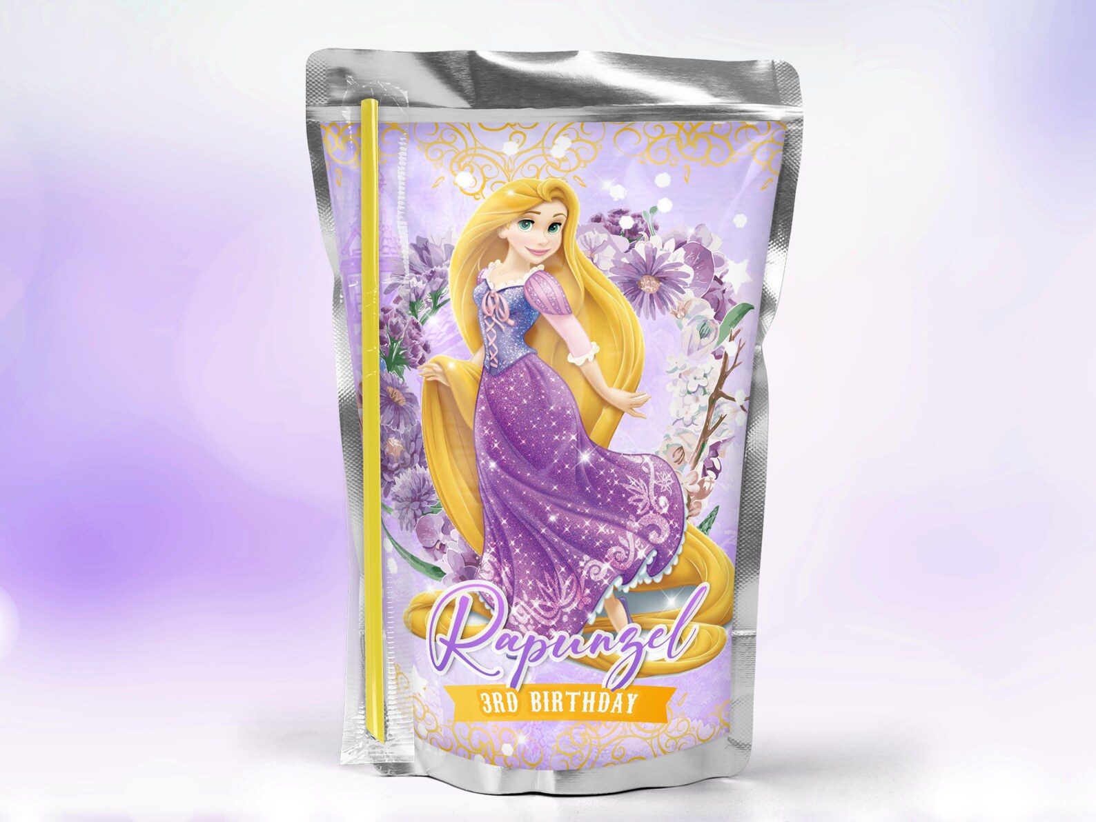 Tangled Capri Sun Label, Tangled Kool Aid, Tangled Juice Pouch Label ...